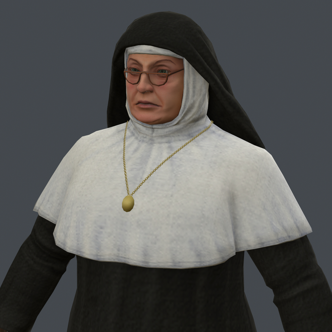 3d Nun Sister