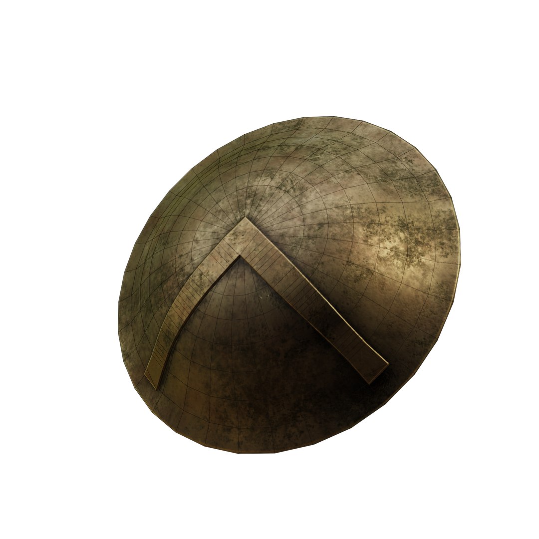 Spartan shield 3D model - TurboSquid 1919980