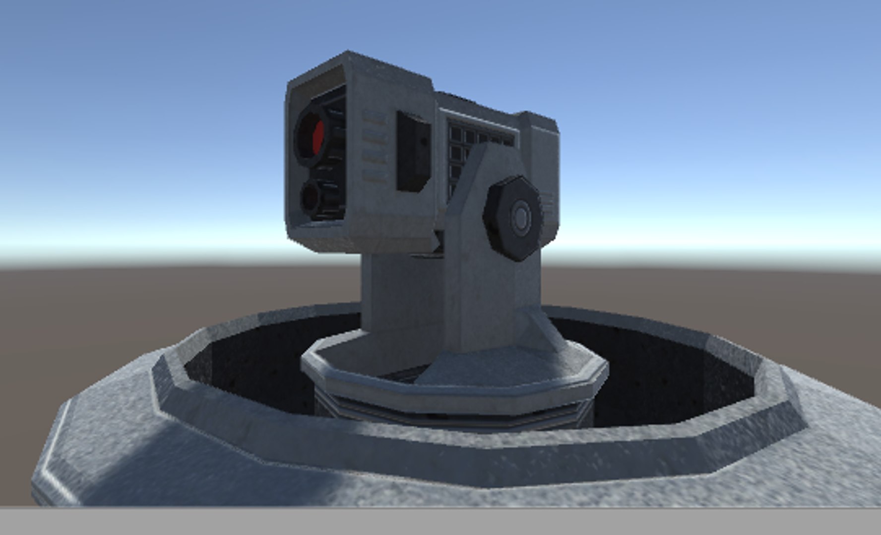 3D Cannon Turret Model - TurboSquid 1328973