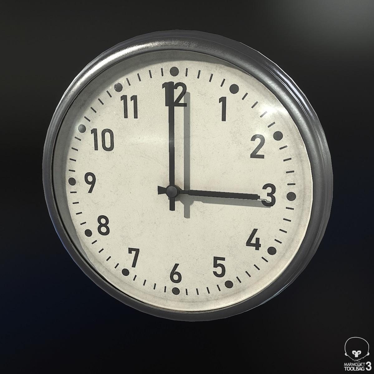 3D clock asset real - TurboSquid 1247608