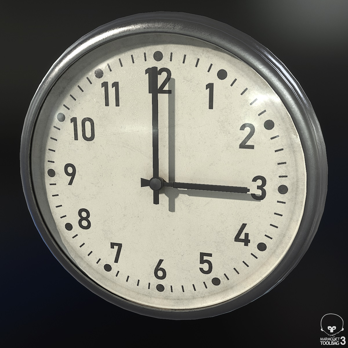 3D clock asset real - TurboSquid 1247608