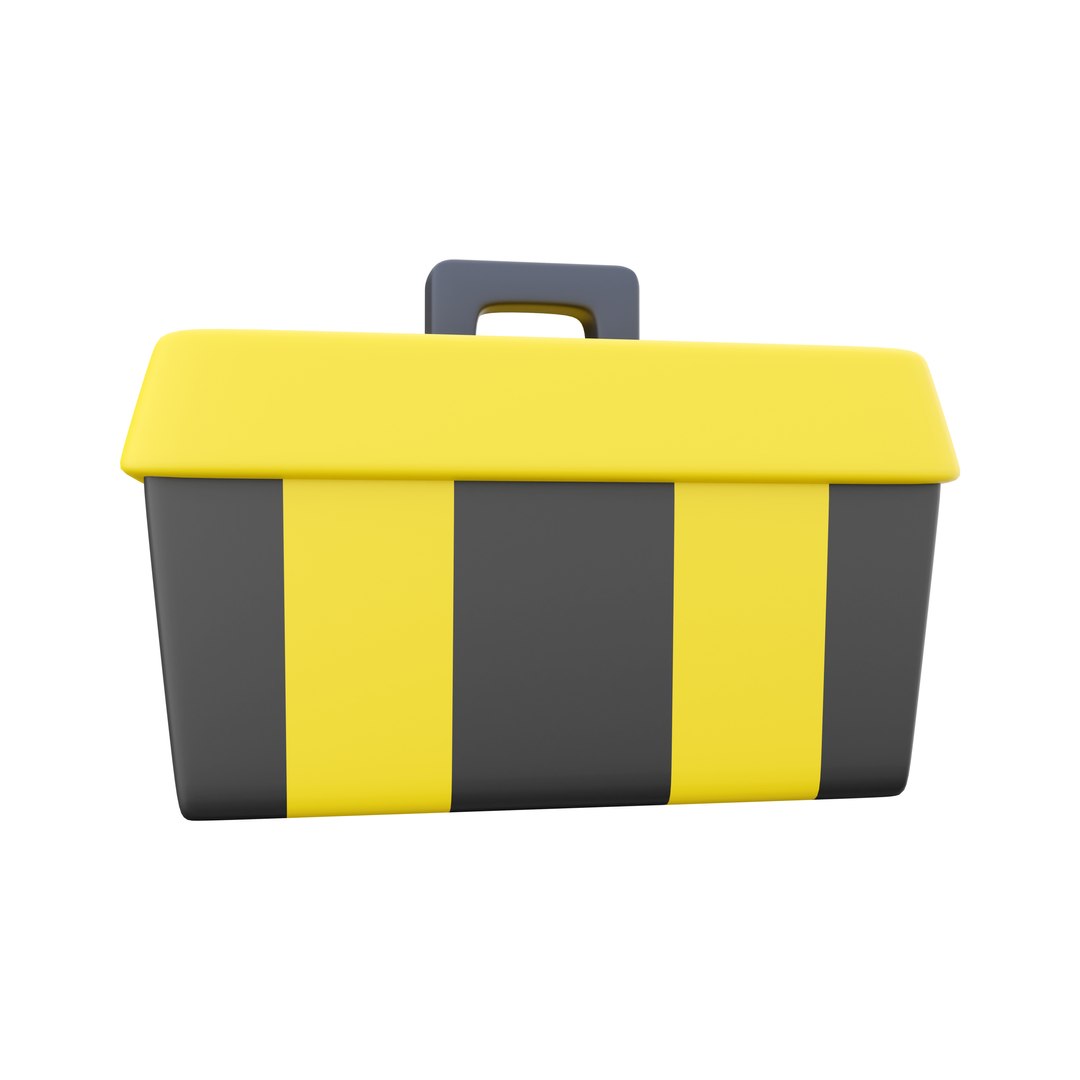 3D plastic toolbox icon - TurboSquid 2045308