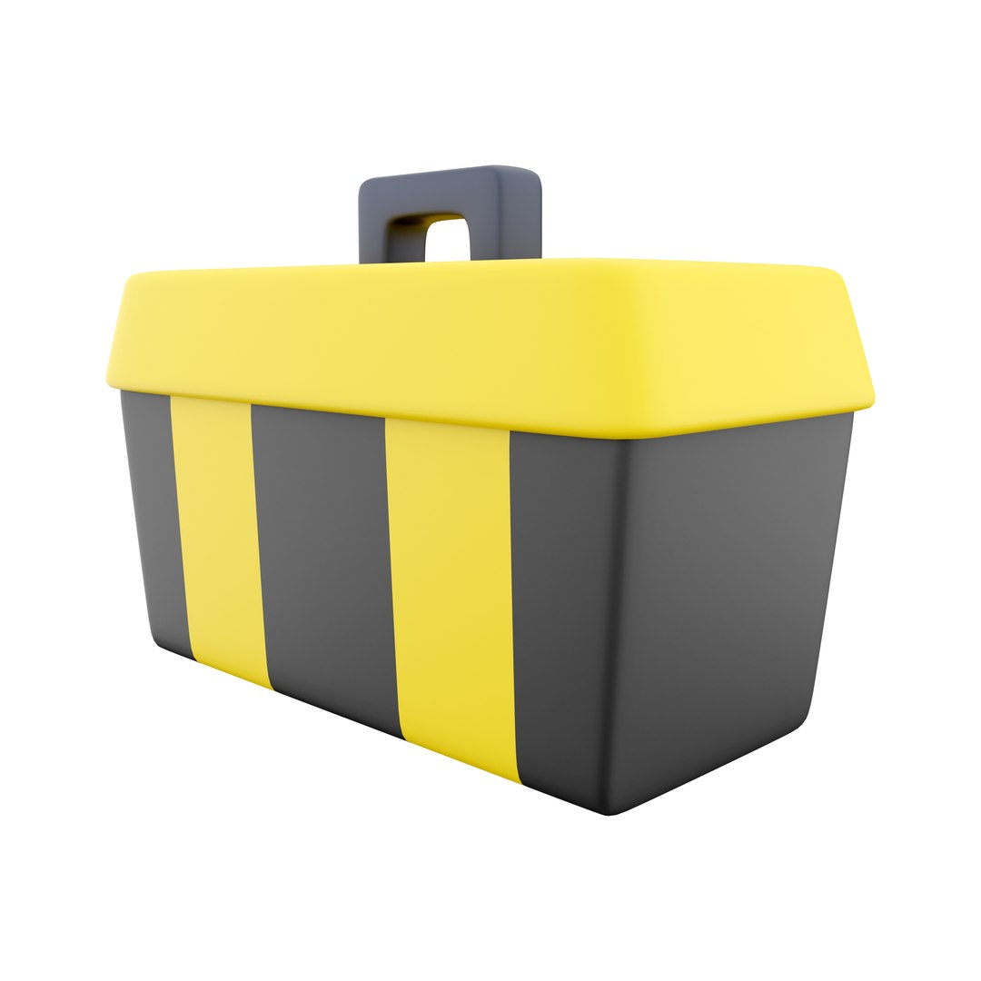 3D plastic toolbox icon - TurboSquid 2045308