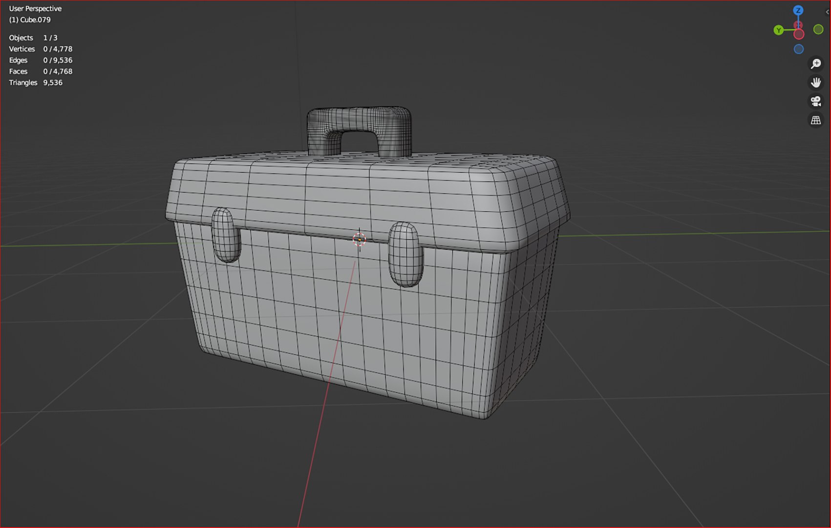 3D plastic toolbox icon - TurboSquid 2045308