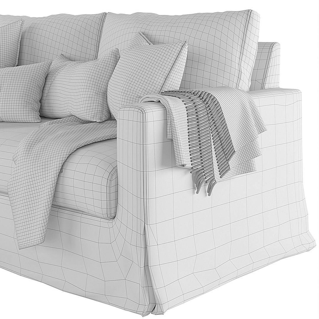 Sofa Hyltarp By Ikea 3D - TurboSquid 2233766