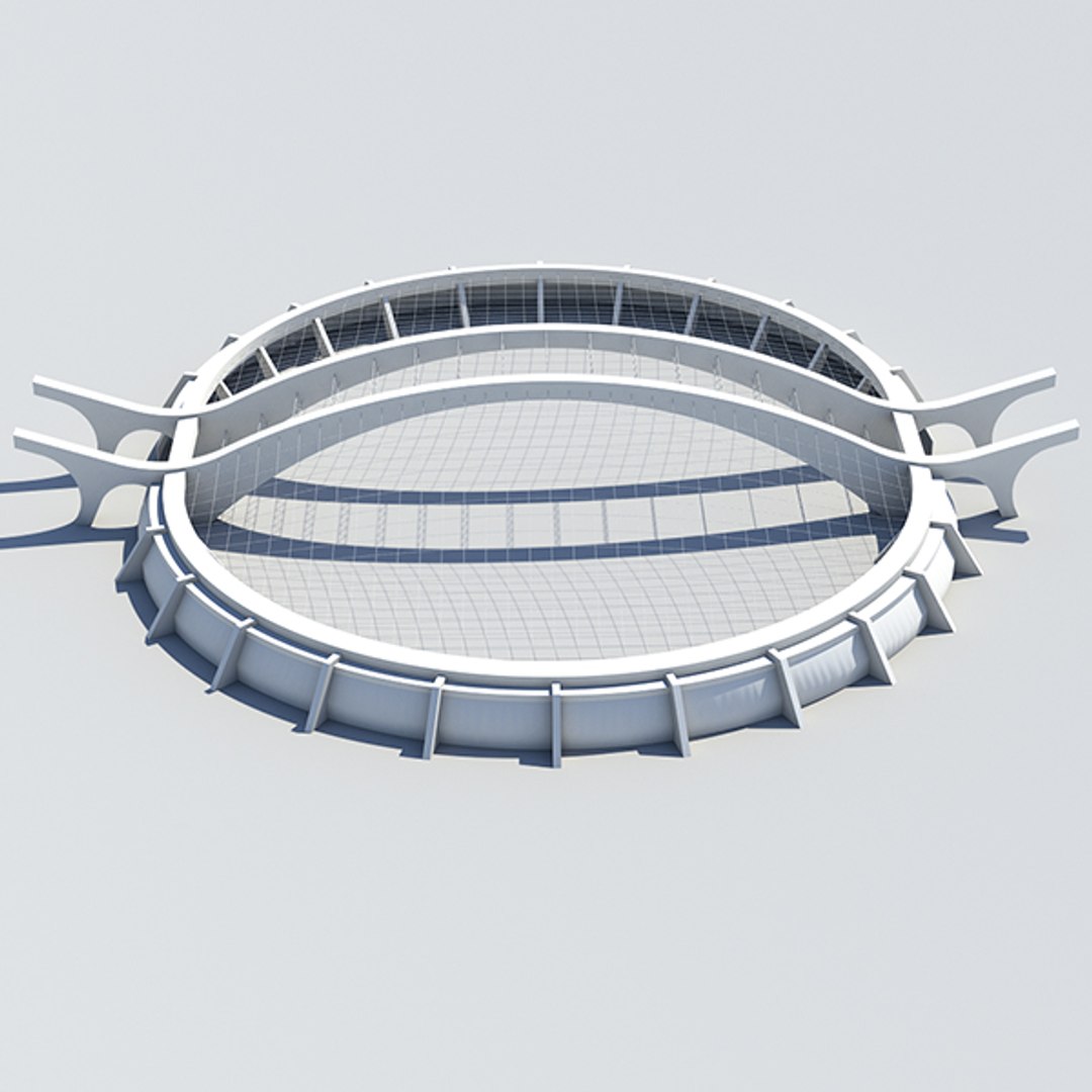 3d Dwg Stadium Structure Architectural Drawing