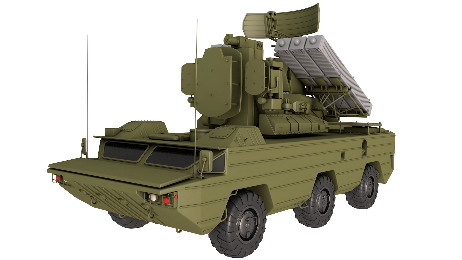 3D 9K33 Osa SA-8 Gecko Model - TurboSquid 2295690