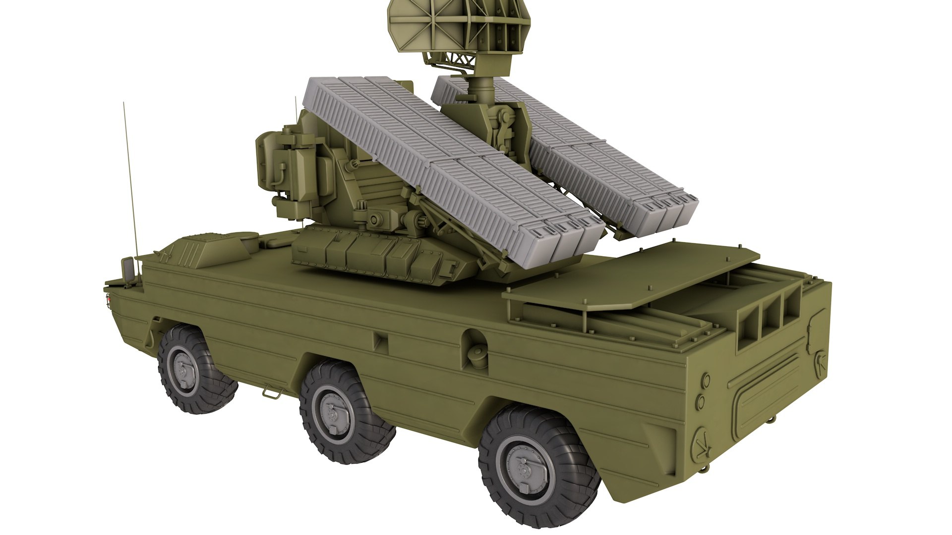 3D 9K33 Osa SA-8 Gecko Model - TurboSquid 2295690