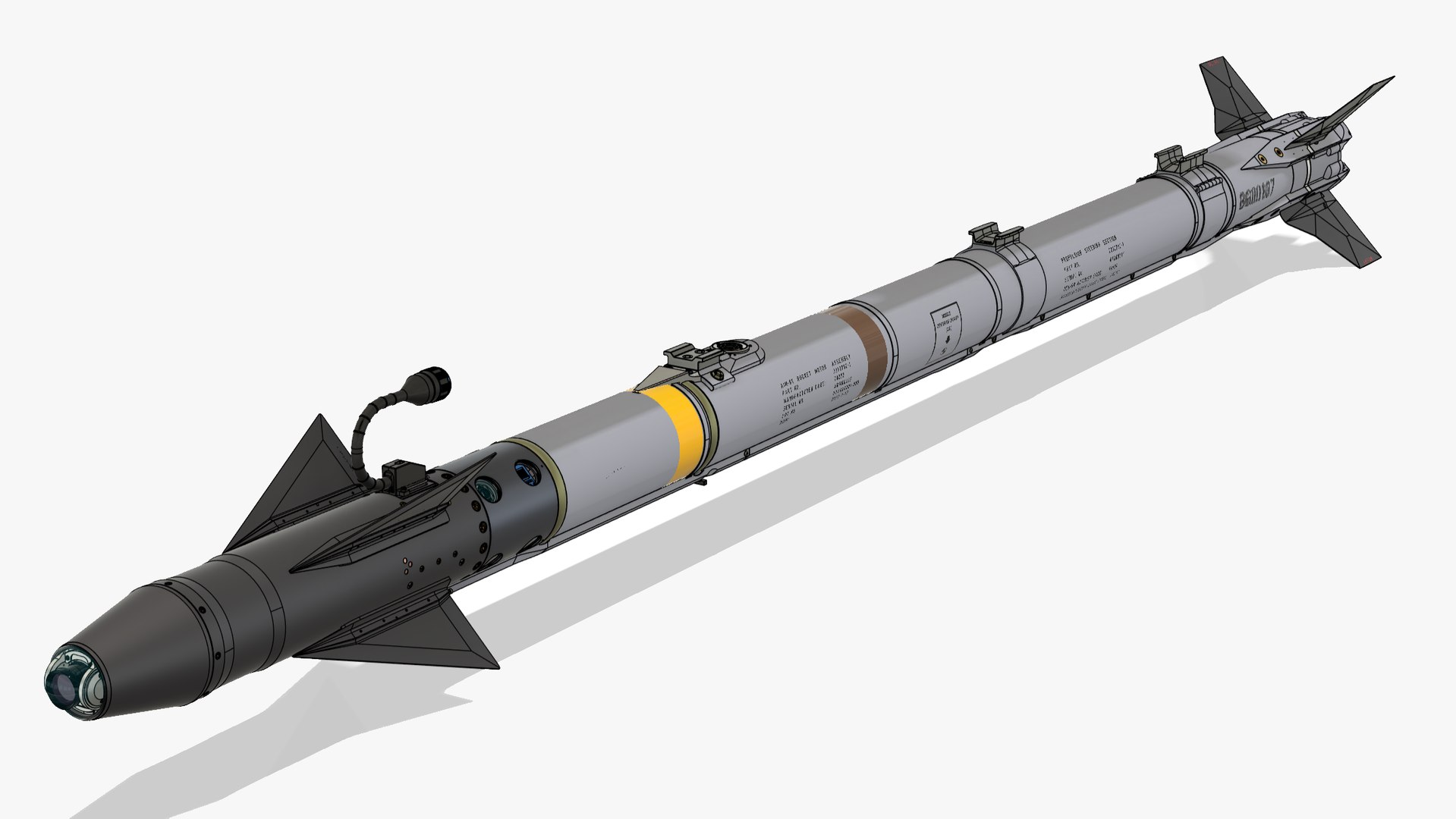 AIM-9X サイドワインダーミサイルレプリカ - 3Dプリント対応3Dモデル - TurboSquid 2458598