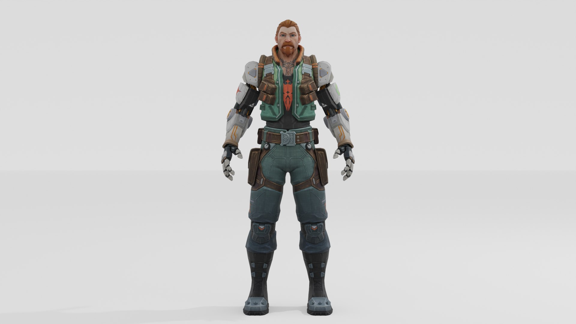 3D модель Breach - Valorant - TurboSquid 2069202