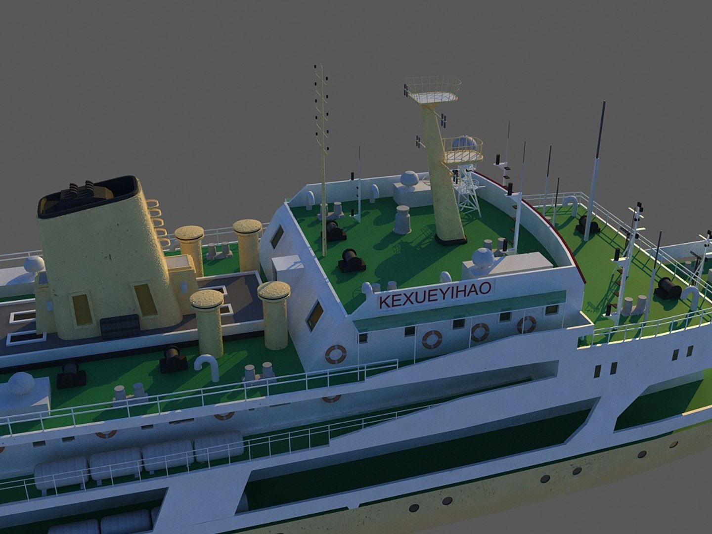 3D Scientific Research Ship 2 - TurboSquid 1594336