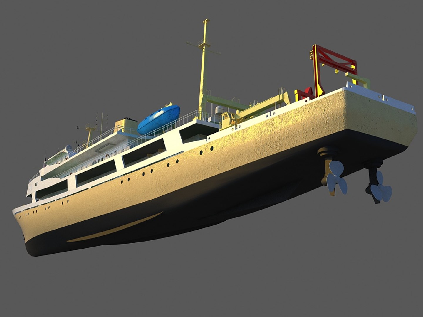 3D Scientific Research Ship 2 - TurboSquid 1594336