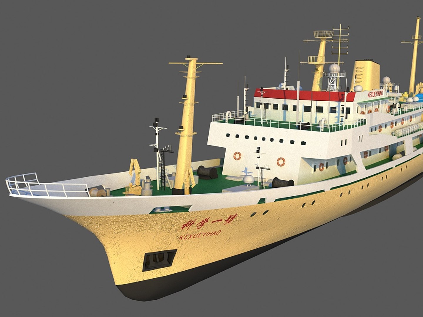 3D Scientific Research Ship 2 - TurboSquid 1594336