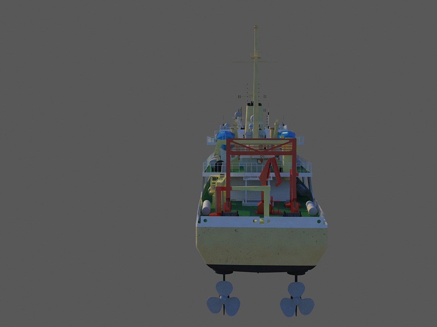 3D Scientific Research Ship 2 - TurboSquid 1594336
