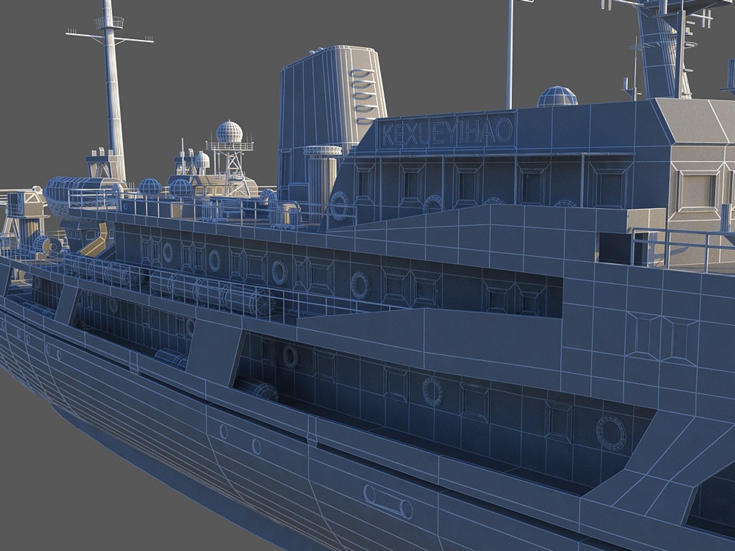 3D Scientific Research Ship 2 - TurboSquid 1594336