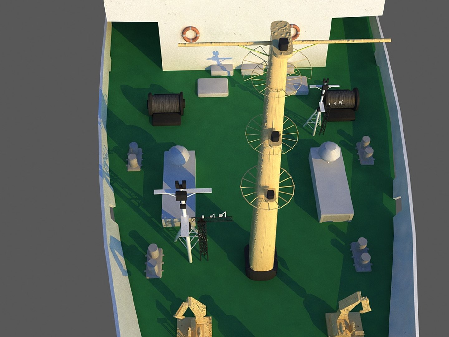3D Scientific Research Ship 2 - TurboSquid 1594336