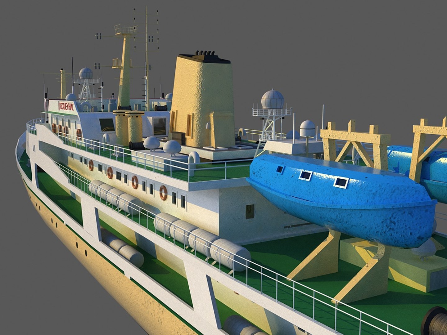 3D Scientific Research Ship 2 - TurboSquid 1594336