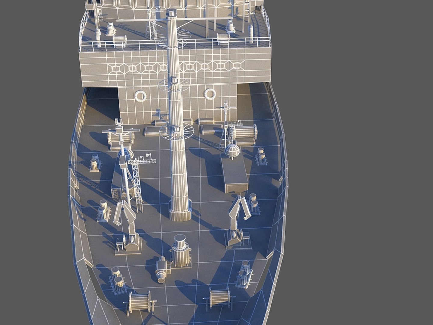 3D Scientific Research Ship 2 - TurboSquid 1594336
