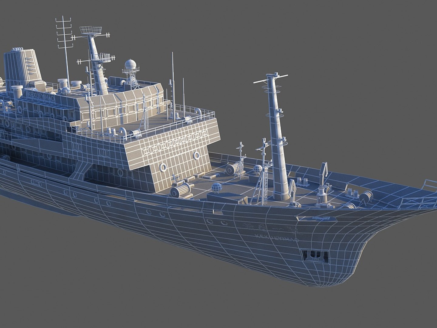 3D Scientific Research Ship 2 - TurboSquid 1594336