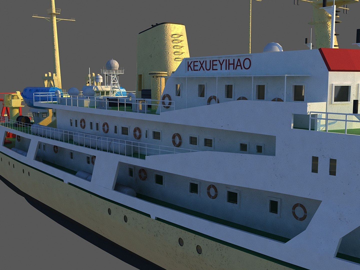 3D Scientific Research Ship 2 - TurboSquid 1594336