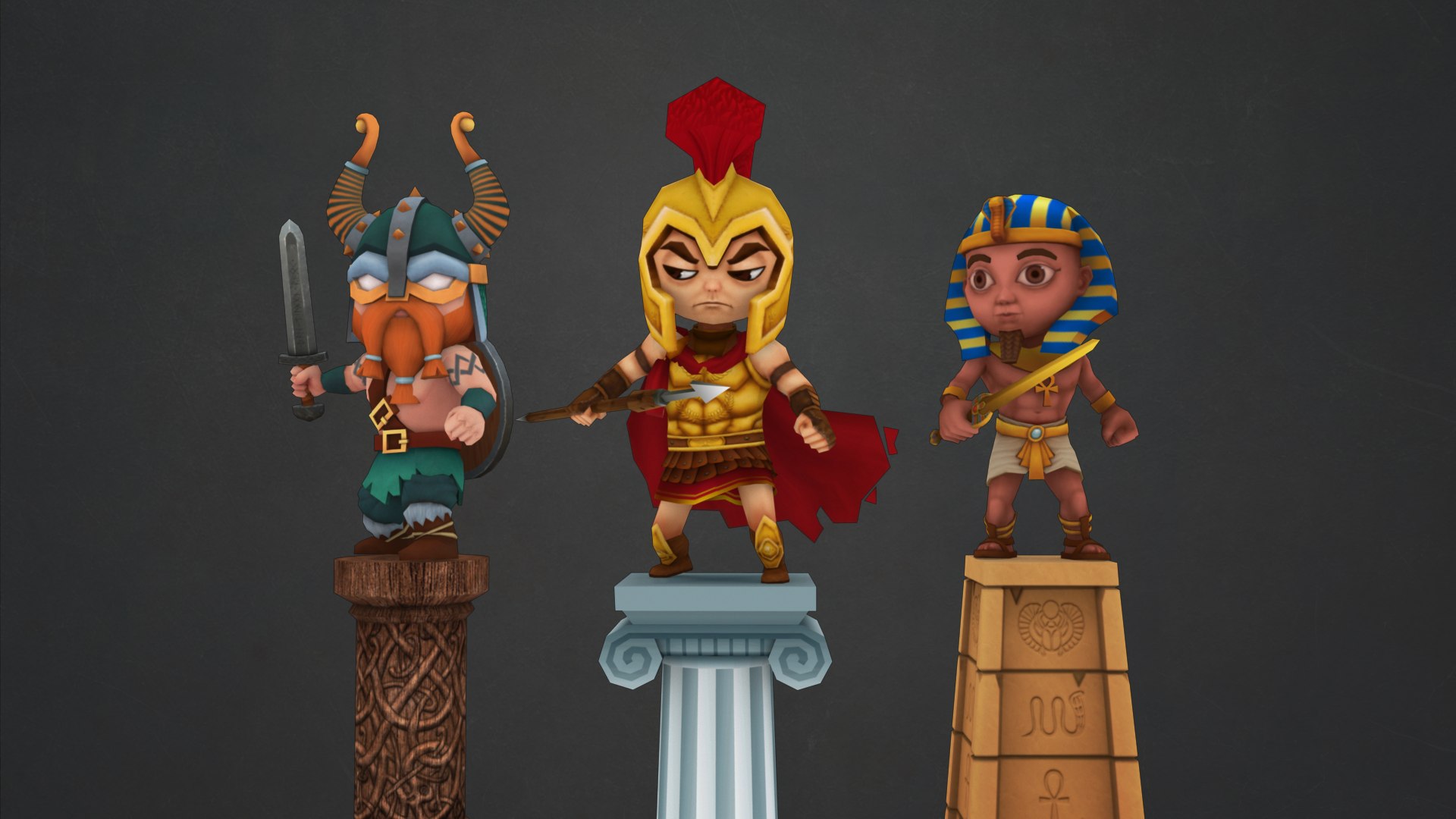Free 3D Free Ancient Warriors Model - TurboSquid 1774517