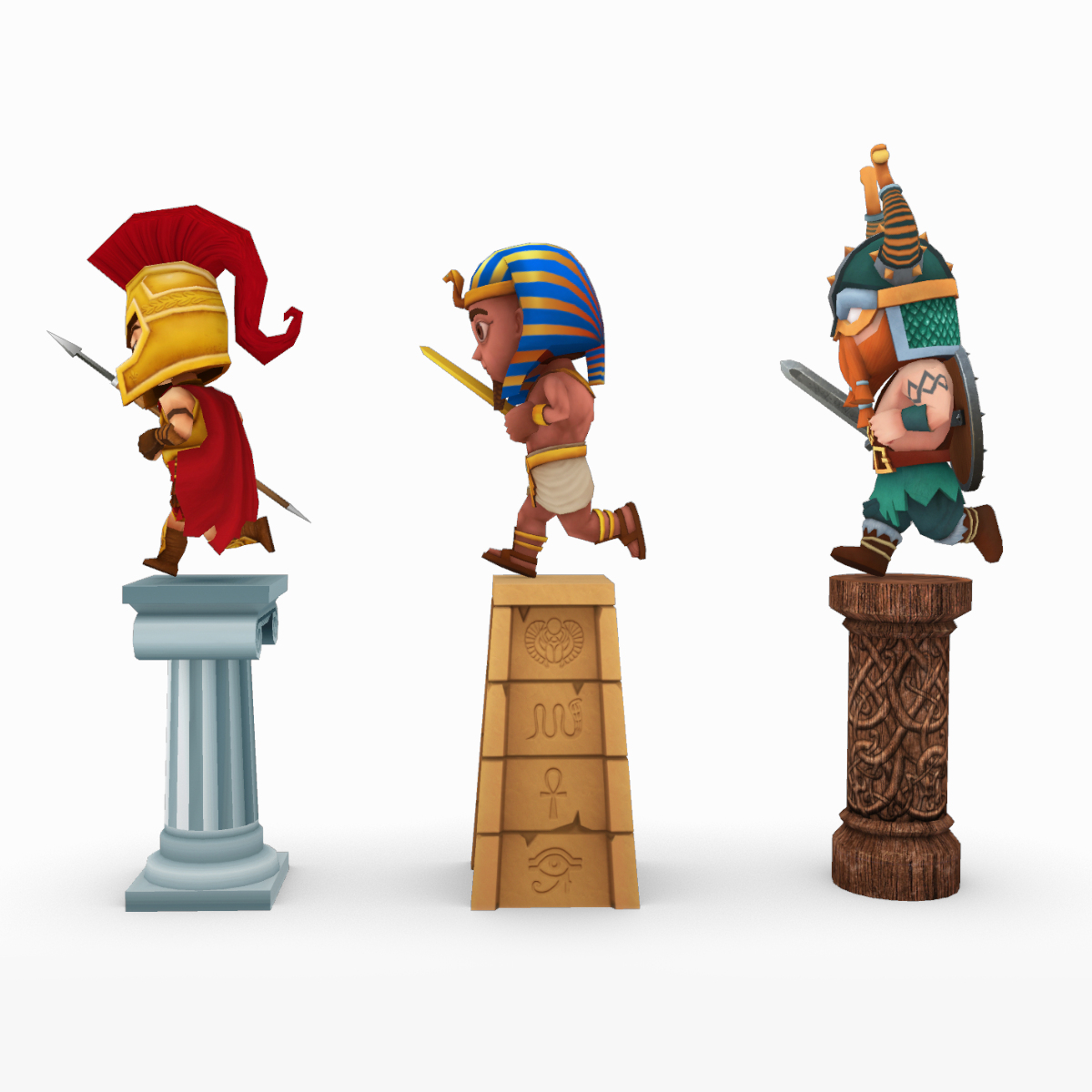 Free 3D Free Ancient Warriors model - TurboSquid 1774517