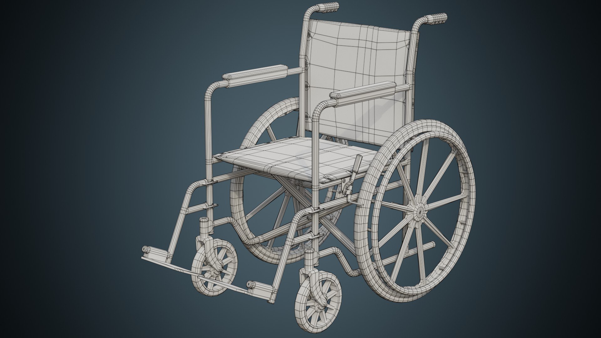 3D model Wheelchair 2 Basic - TurboSquid 2084653