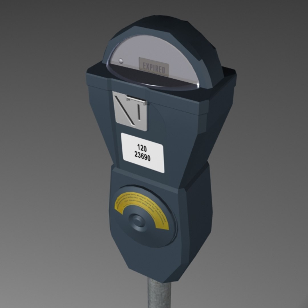 Parking Meter 3d Model