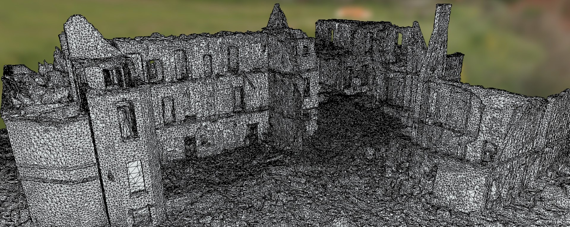 Wrecked soviet building latvia 3D - TurboSquid 1691167