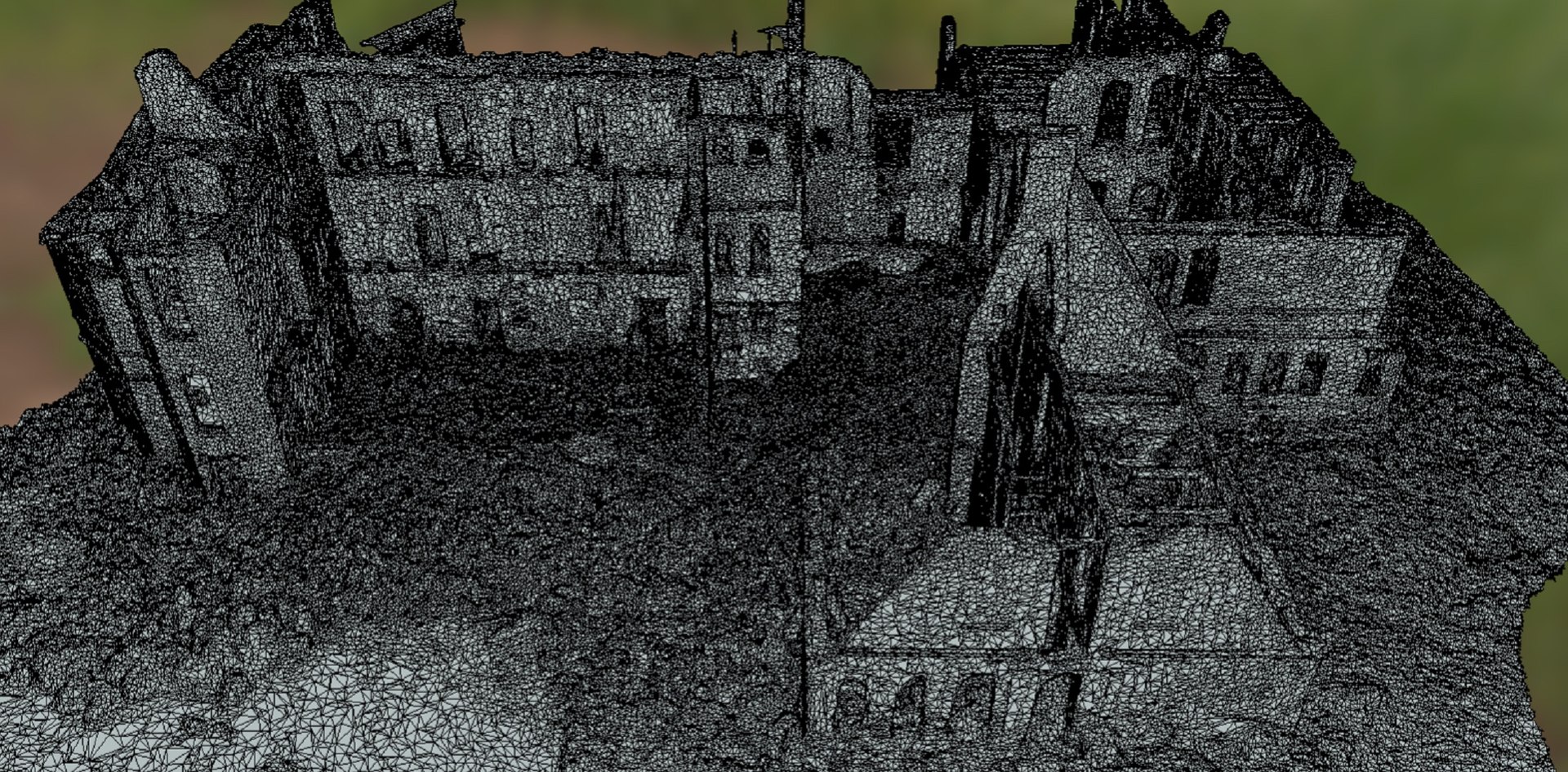 Wrecked soviet building latvia 3D - TurboSquid 1691167