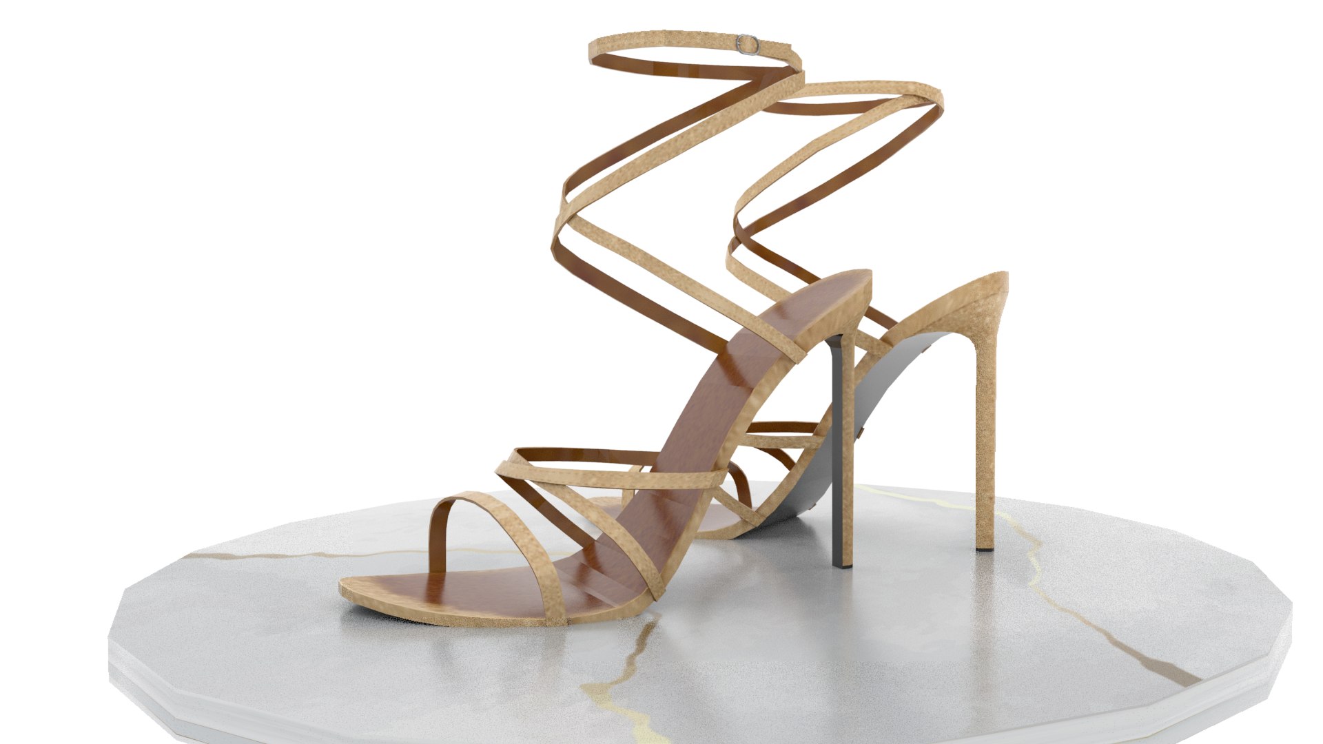 Sandal High Heel 3D Model - TurboSquid 2123508