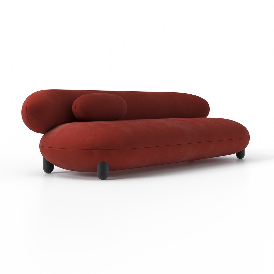 Free 3D Noom Flock Sofa 270 - TurboSquid 2409325