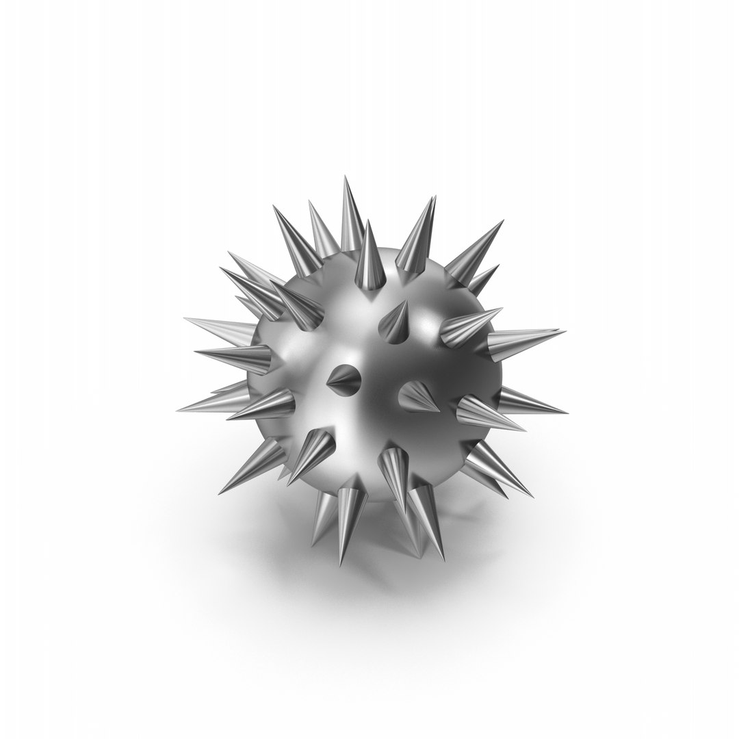 Stainless Steel Spiked Ball 3D Model - TurboSquid 2366973