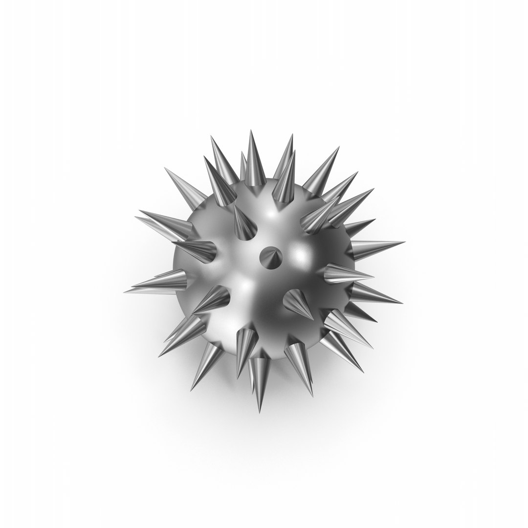 Stainless Steel Spiked Ball 3D Model - TurboSquid 2366973