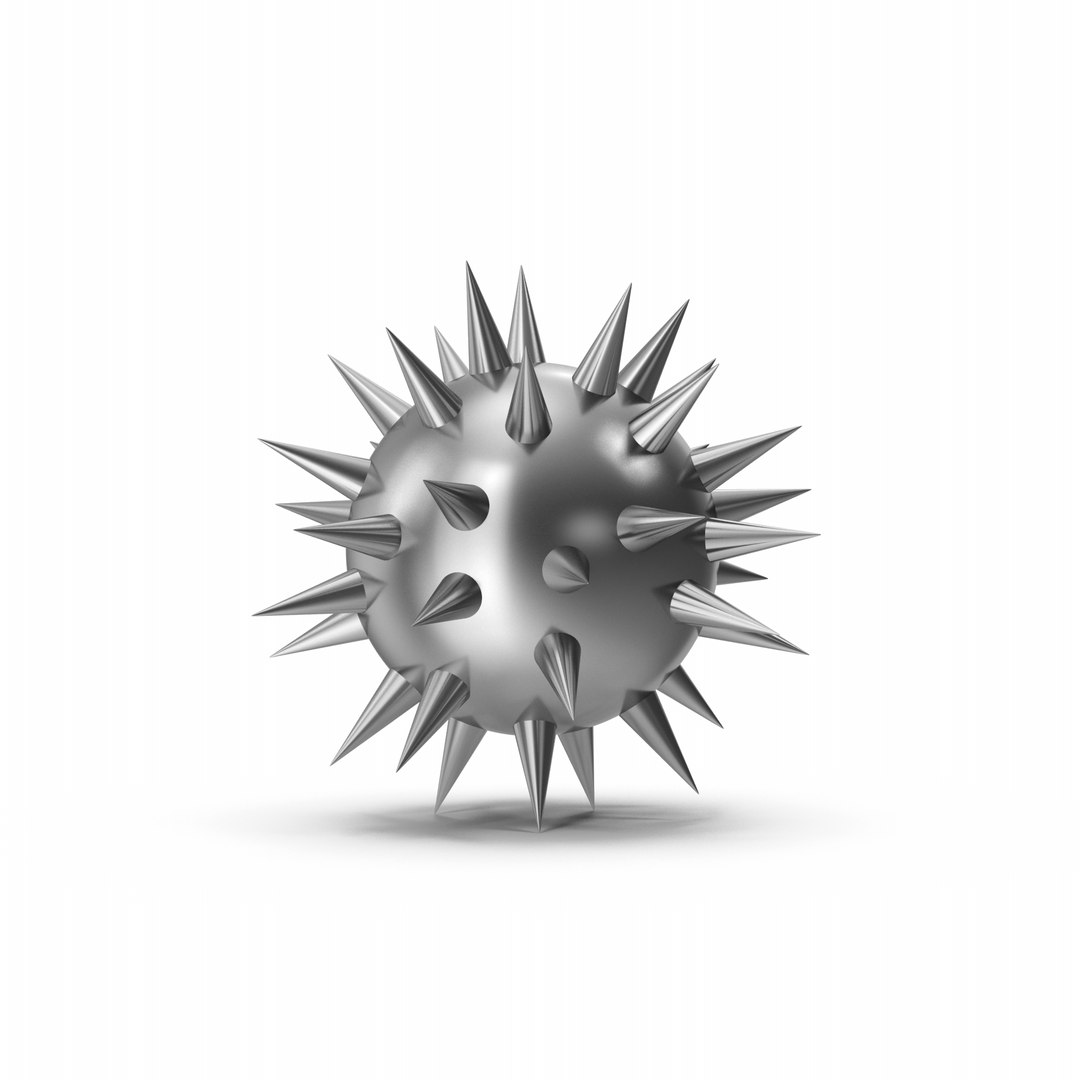 Stainless Steel Spiked Ball 3D Model - TurboSquid 2366973