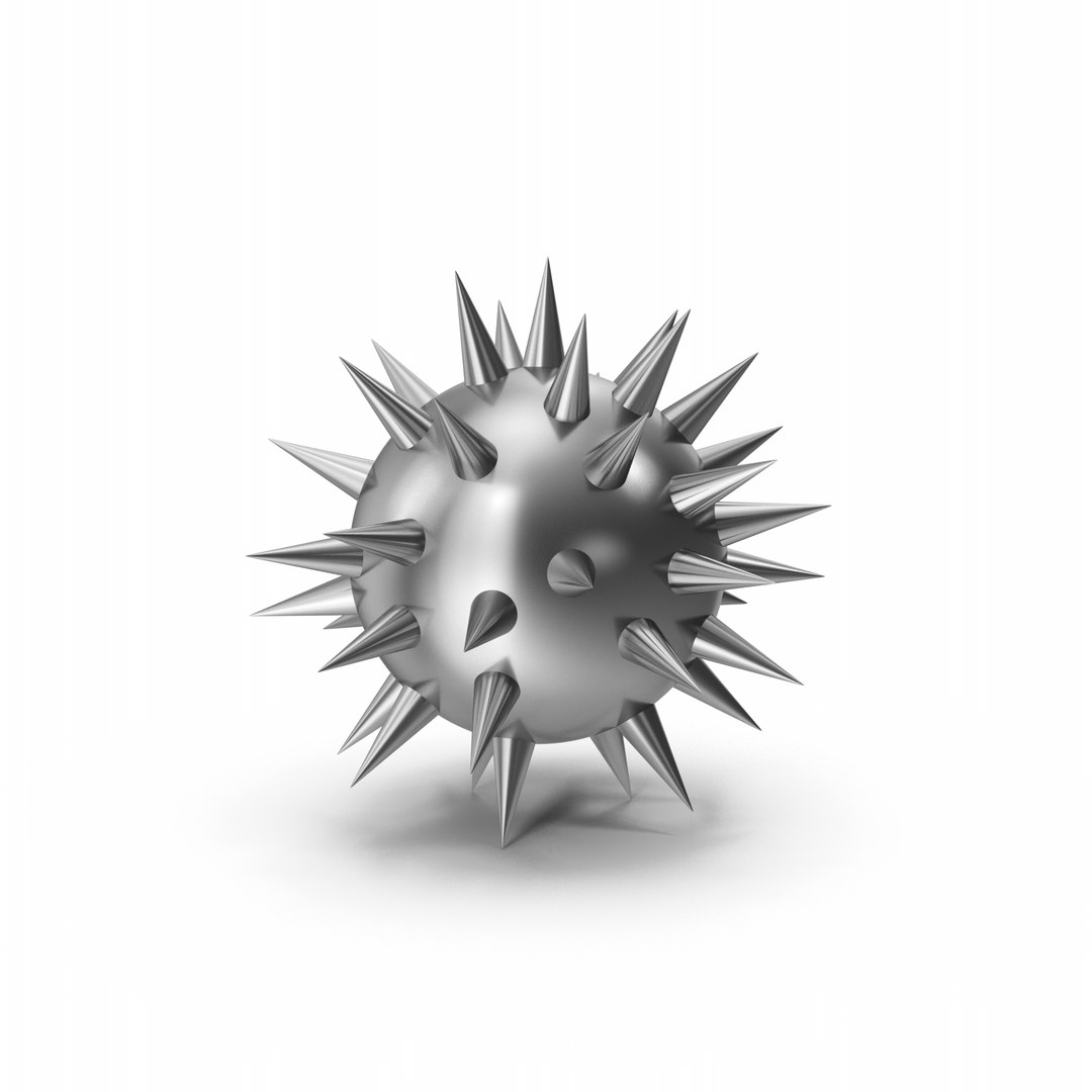 Stainless Steel Spiked Ball 3D Model - TurboSquid 2366973