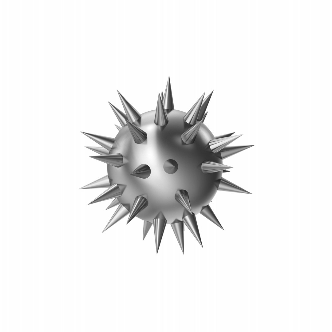 Stainless Steel Spiked Ball 3D Model - TurboSquid 2366973