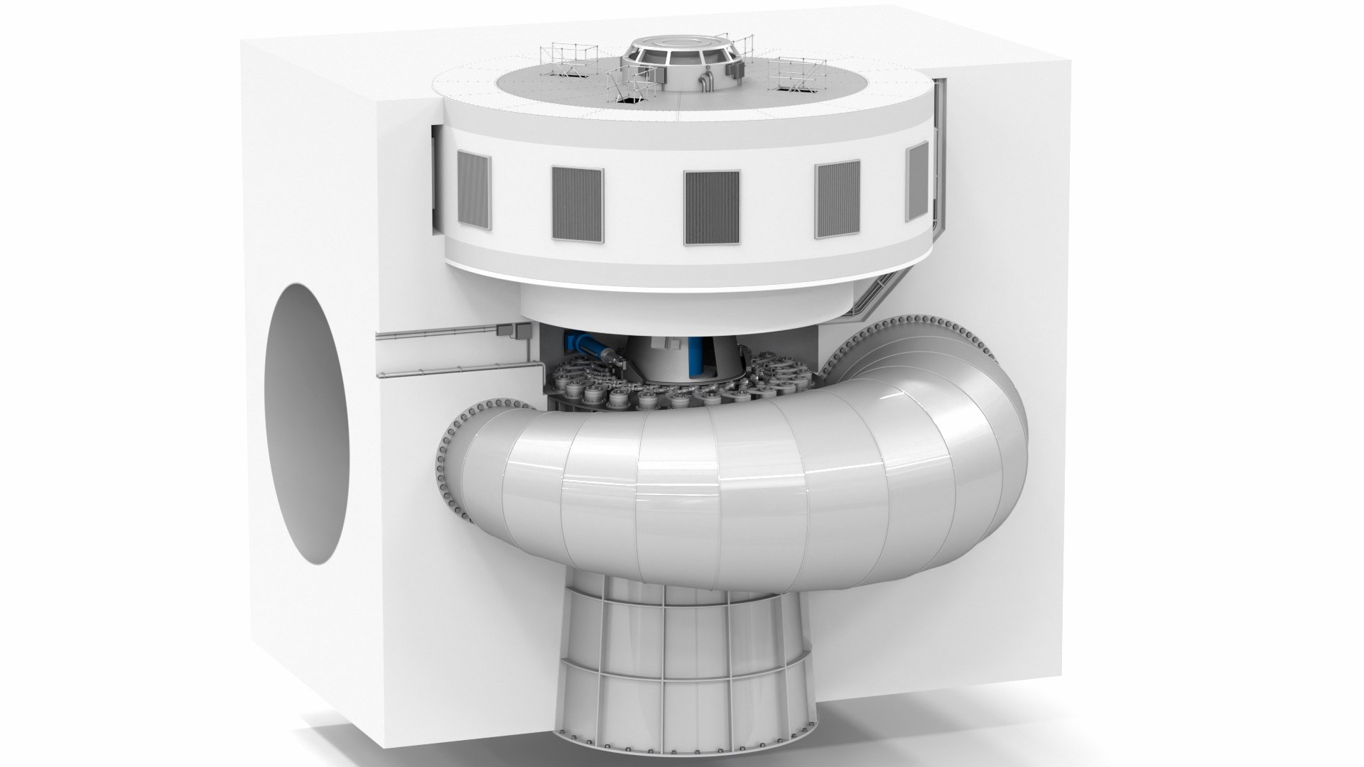 Hydroelectric Power Generator 3D Model - TurboSquid 1955406