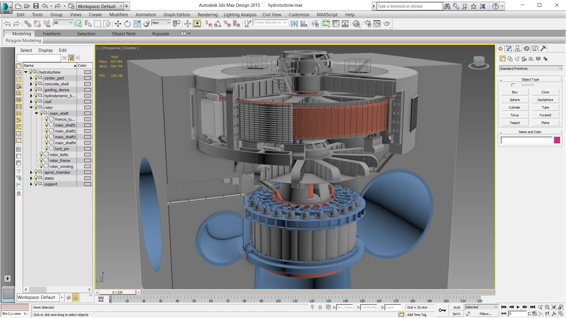 Hydroelectric Power Generator 3D Model - TurboSquid 1955406