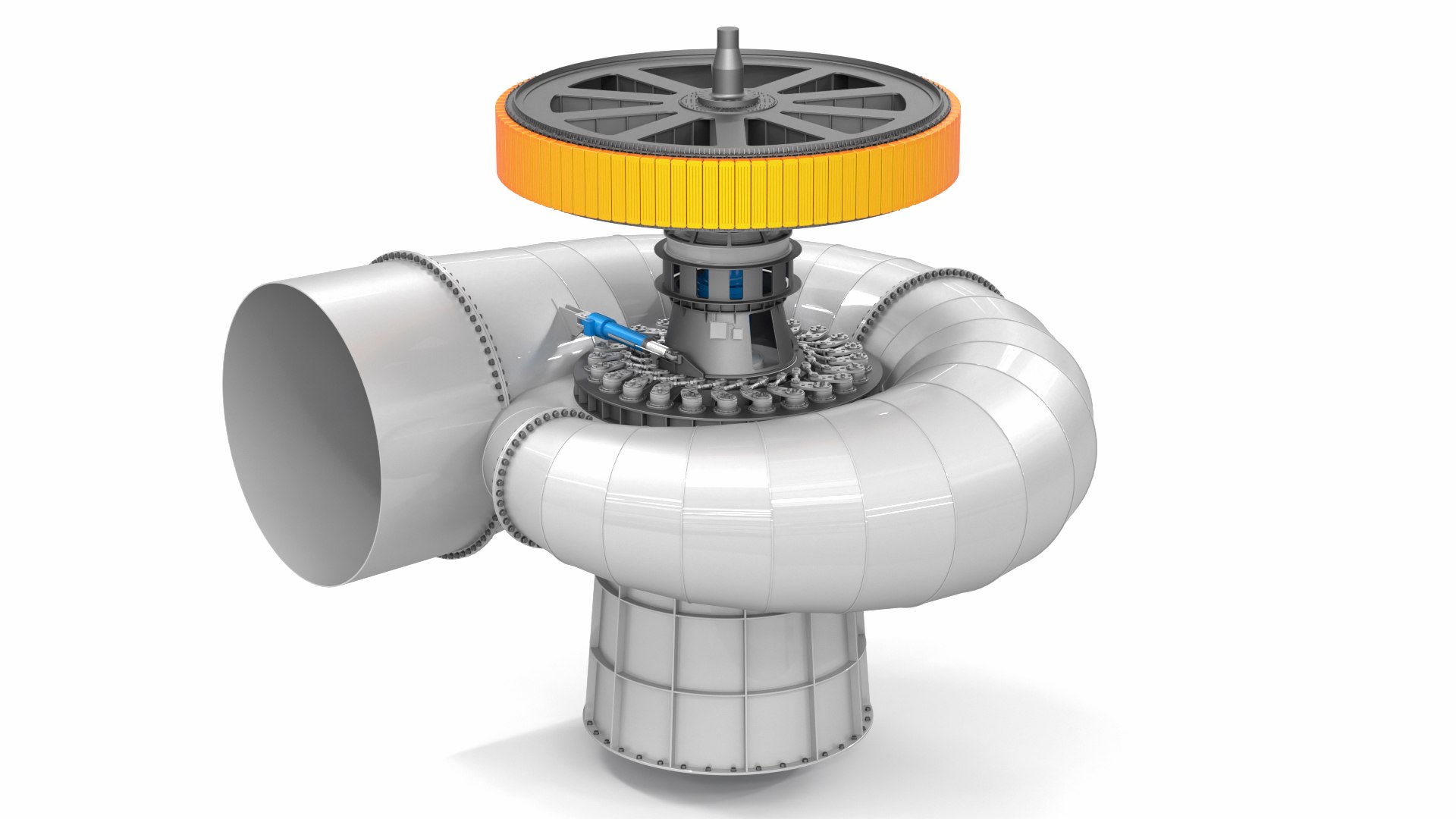 Hydroelectric Power Generator 3D Model - TurboSquid 1955406