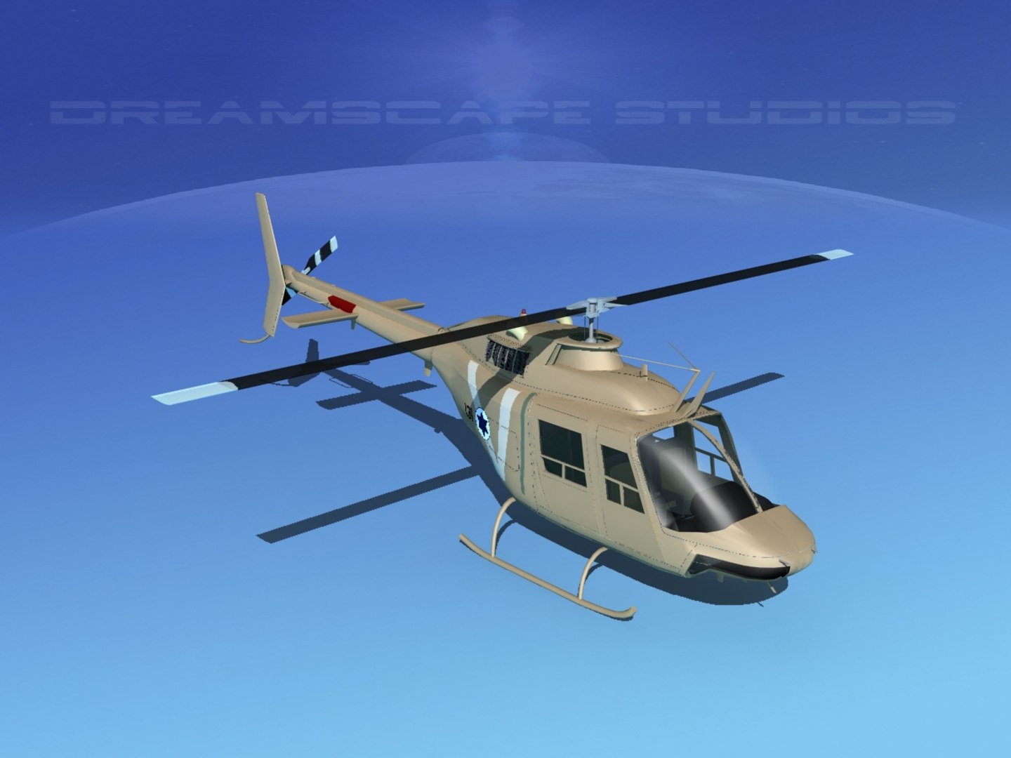 3D Model Rotor Oh-58 Bell 206 - TurboSquid 1219436