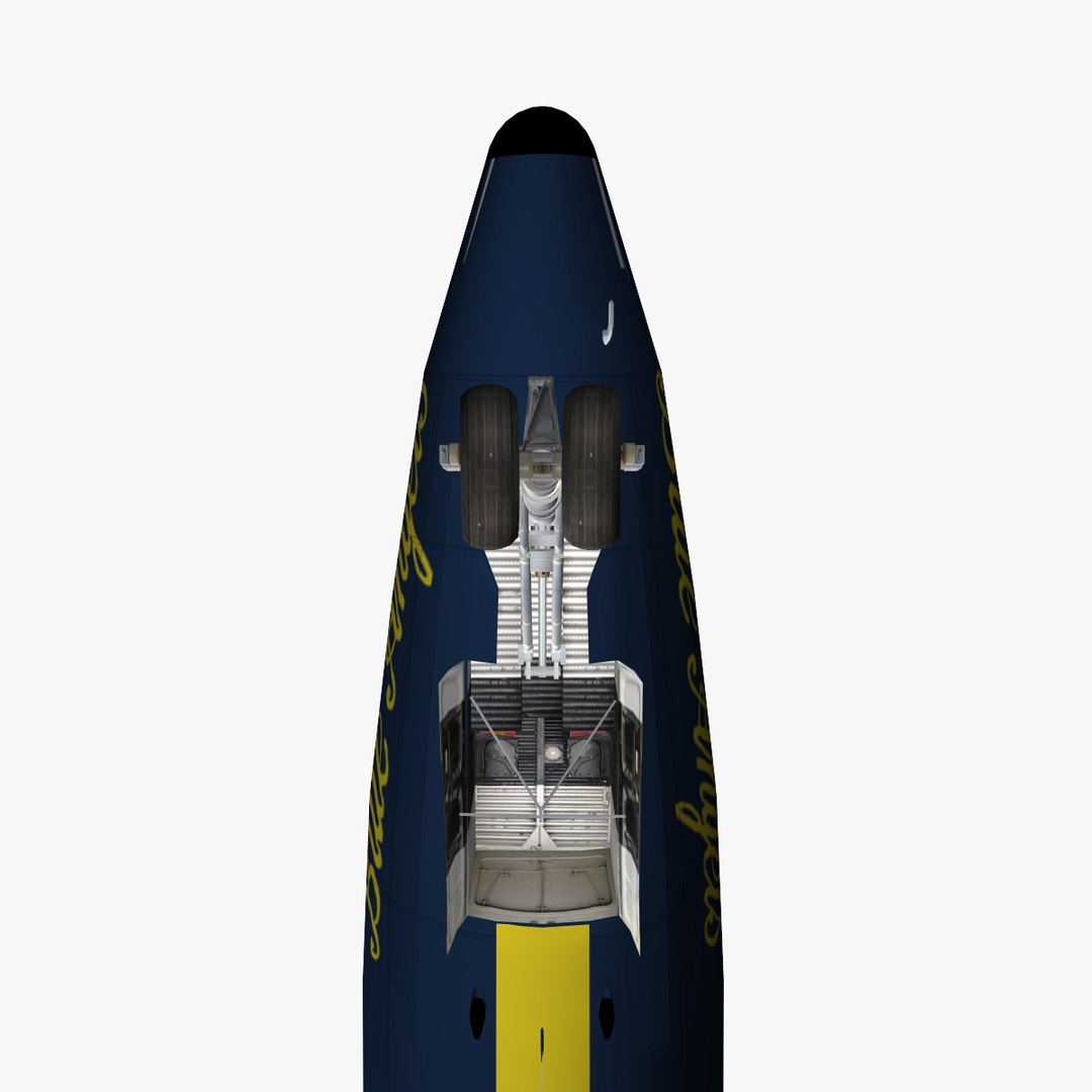 3d Model C-121j Constellation Blue Angels
