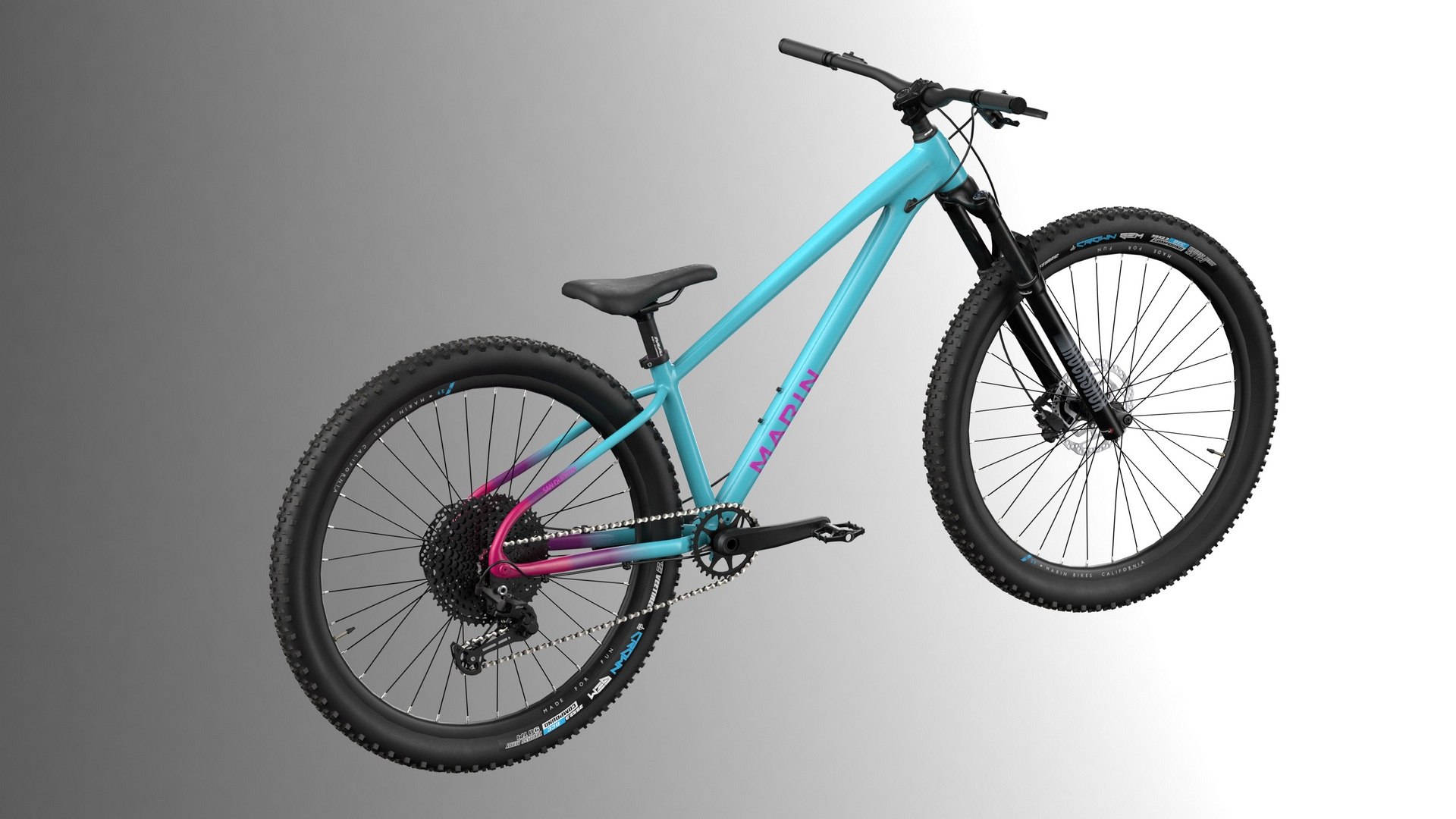 3D MTB Hardtail Blue Purple - TurboSquid 2318626