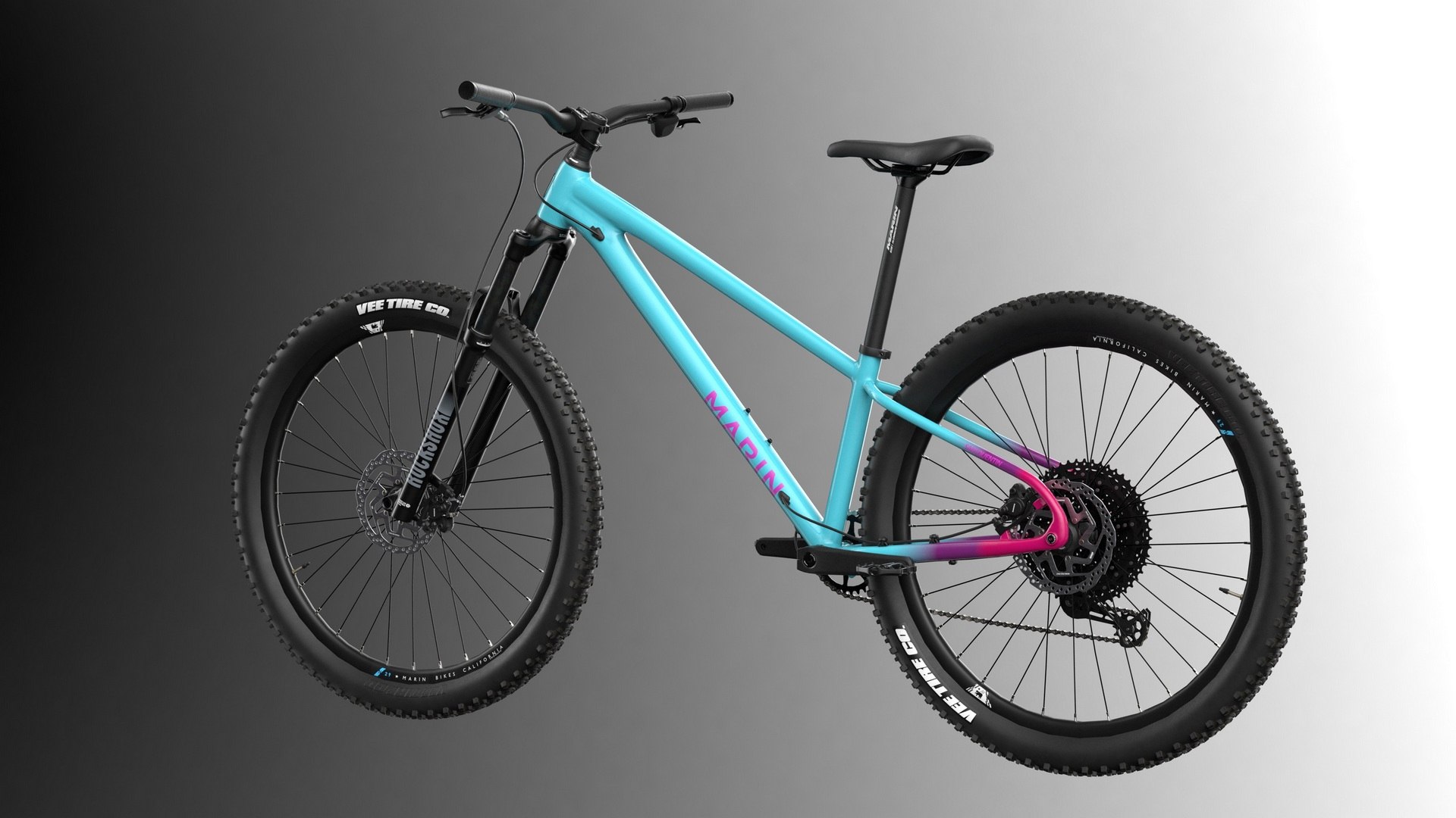 3D MTB Hardtail Blue Purple - TurboSquid 2318626