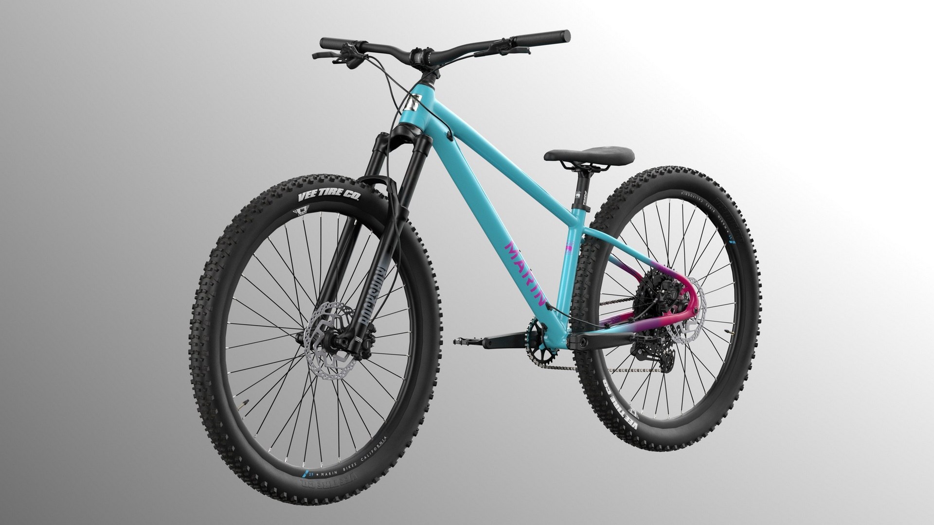 3D MTB Hardtail Blue Purple - TurboSquid 2318626