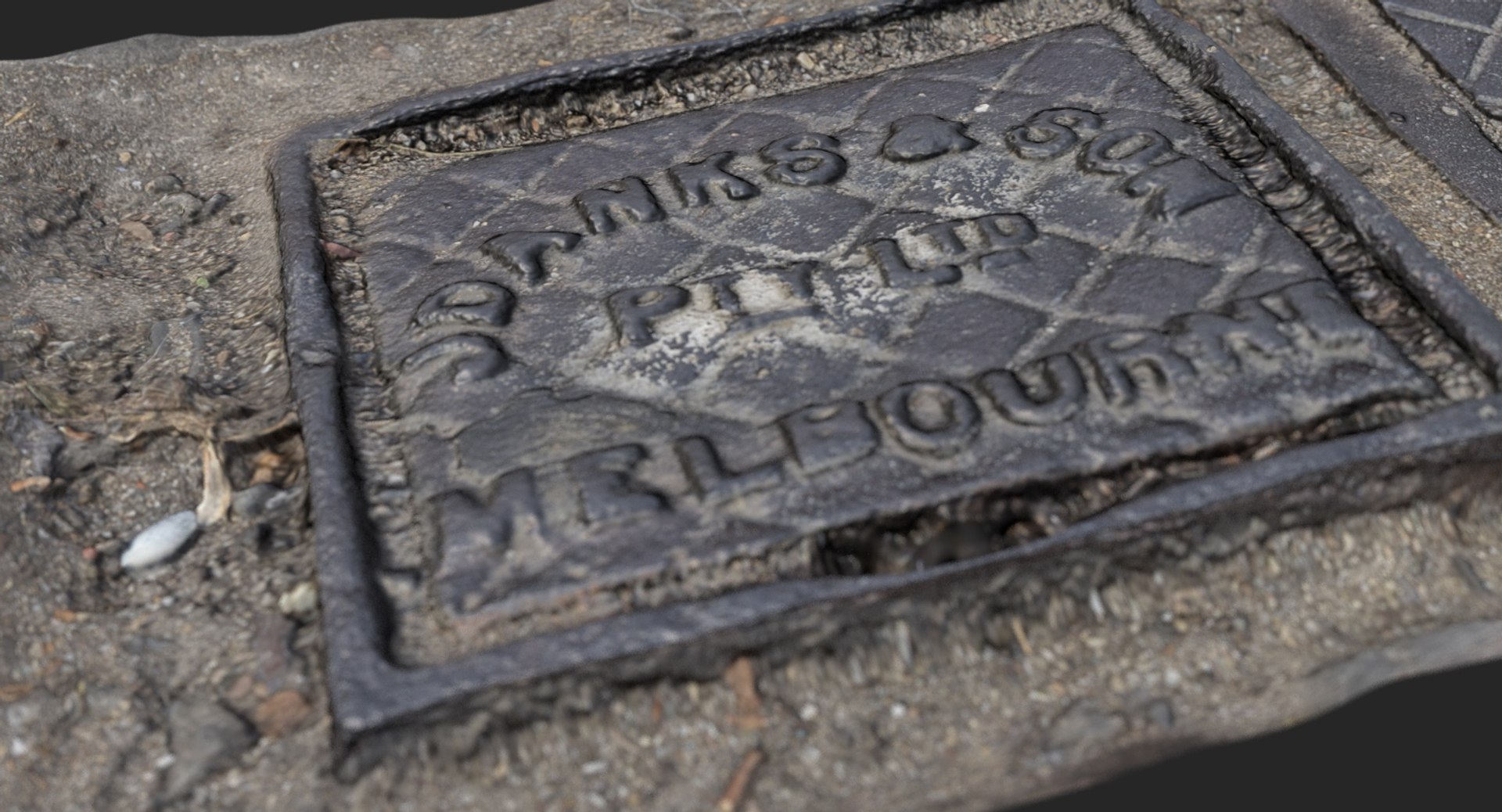 3D Metal Utility Cover 8k - TurboSquid 1419970