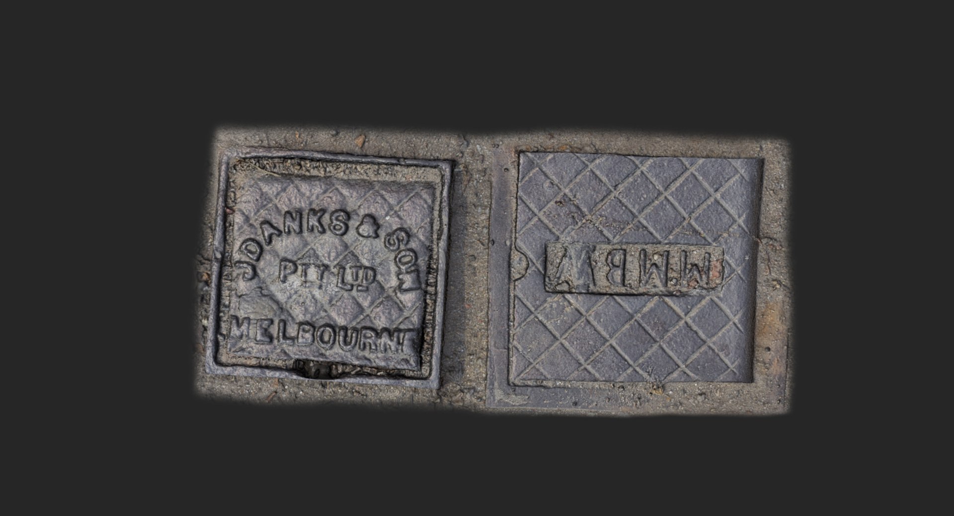 3D Metal Utility Cover 8k - TurboSquid 1419970