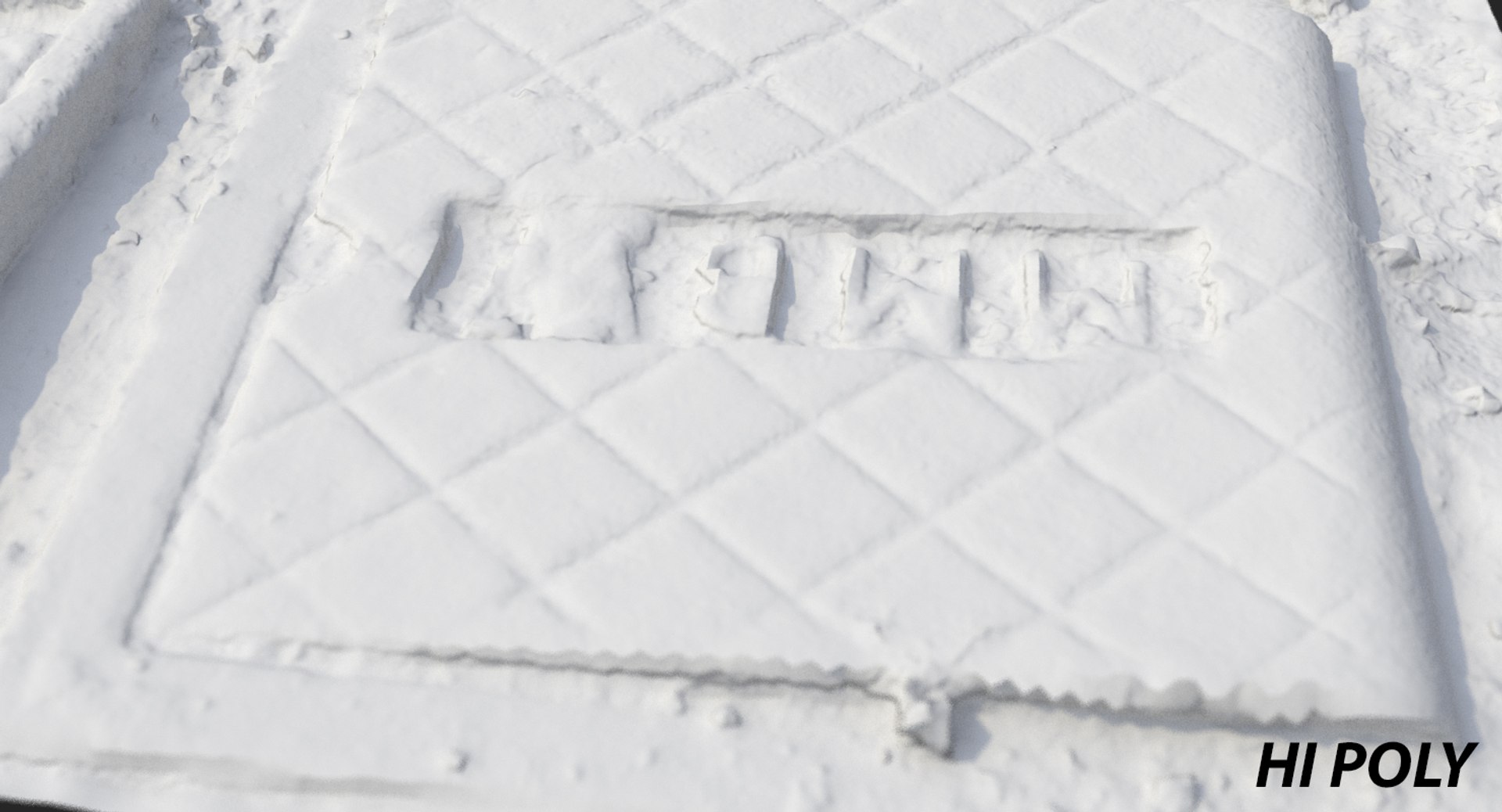 3D Metal Utility Cover 8k - TurboSquid 1419970