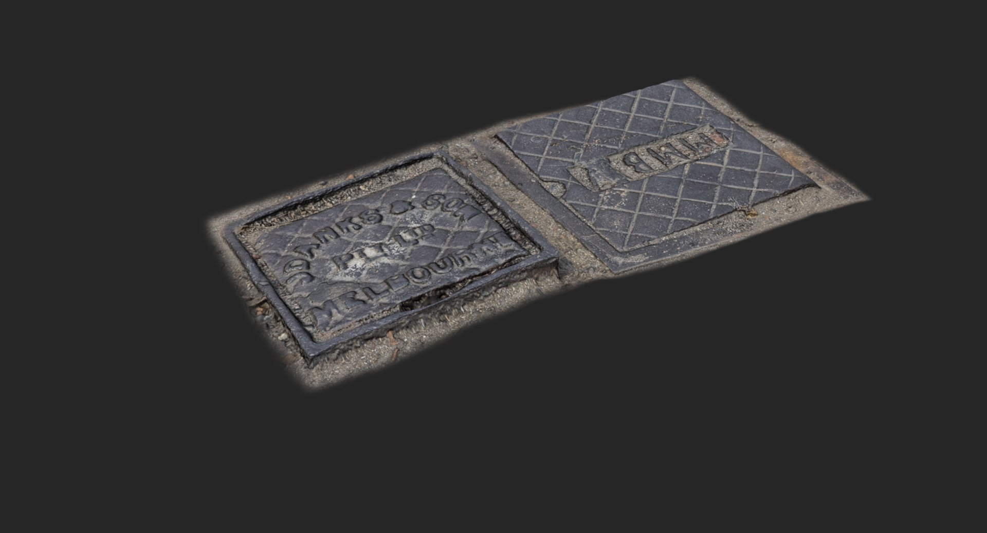 3D Metal Utility Cover 8k - TurboSquid 1419970