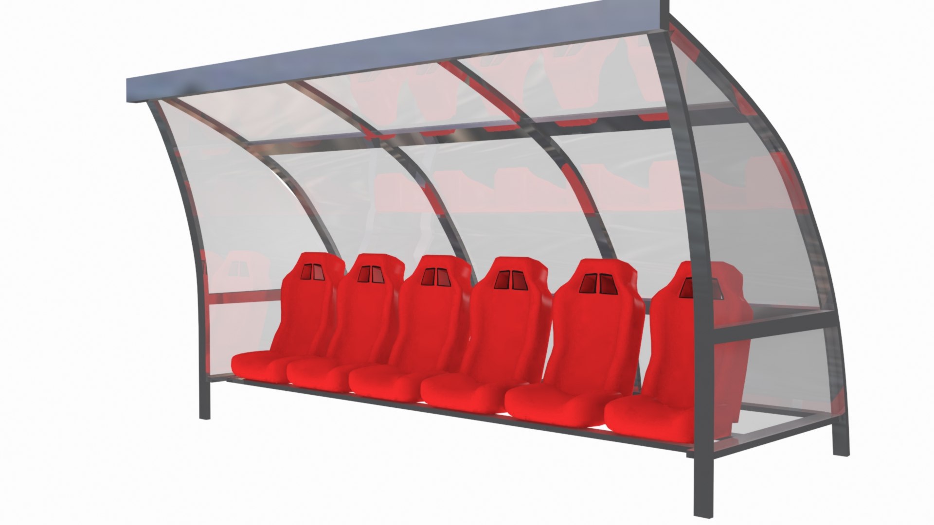 Soccer bench model - TurboSquid 2150216